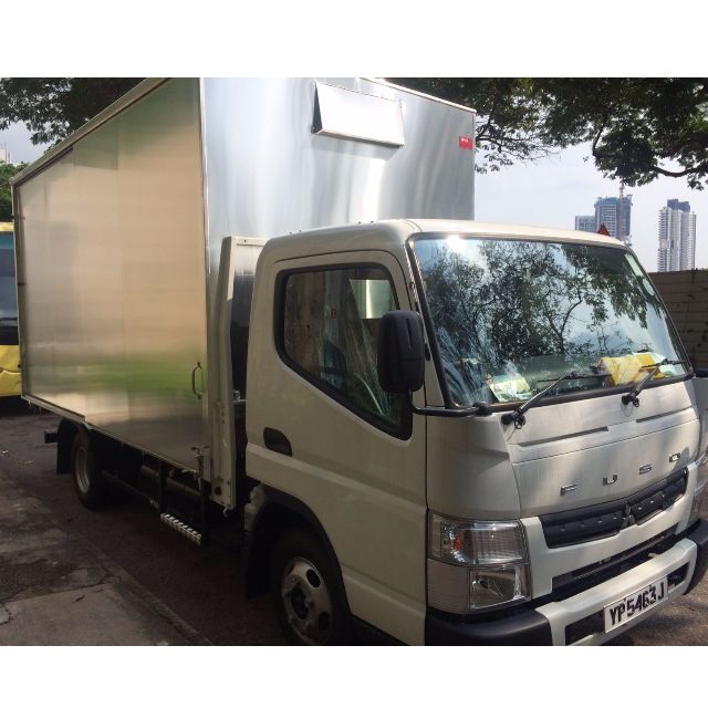 Still New 2017 Box Truck High Deck Mitsubishi Canter 14FT Lorry For ...