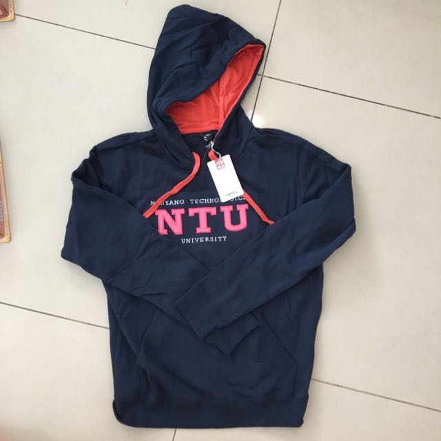 NTU Logo Hoodie, Men's Fashion, Tops & Sets, Hoodies on Carousell