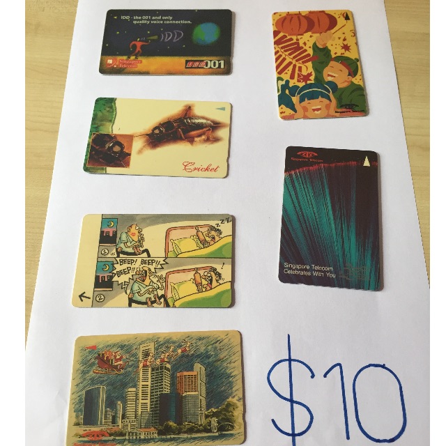 Retro Singapore phone cards from the 90s!, Hobbies & Toys, Memorabilia ...