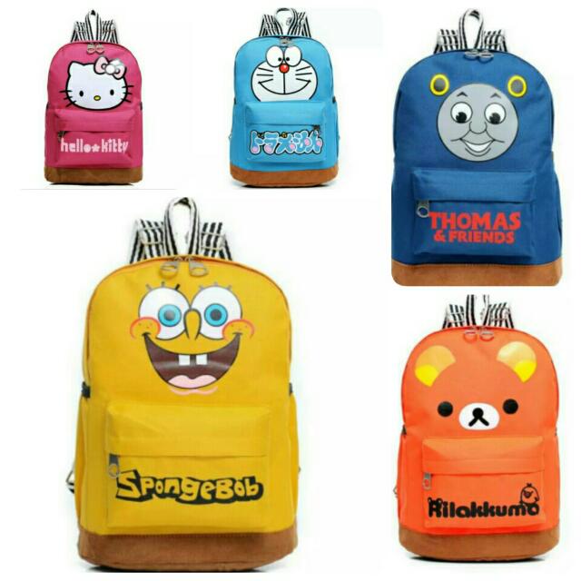 Rilakkuma Doraemon Hello Kitty HK Spongebob Thomas Kindergarten Kids ...