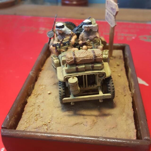 WW2 Diorama British SAS Jeep 1:35 Scale, Hobbies & Toys, Toys & Games ...