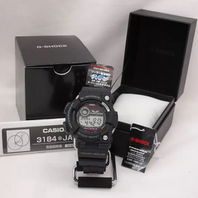 100% BNIB Japan JDM Full Set Casio Base Frogman GWF-1000-1JF MB6 Watch ...