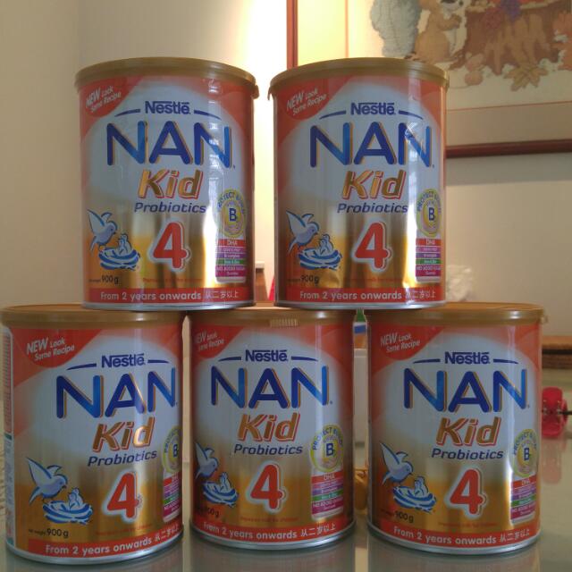 5 Sealed Nestle NAN Kid Probiotics 4, Babies & Kids, Nursing & Feeding ...