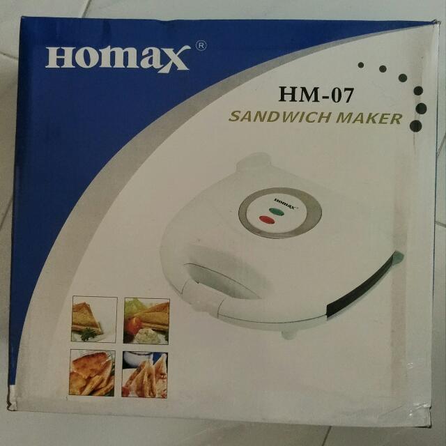 Homax Sandwich Maker HM-07, TV & Home Appliances, Kitchen Appliances, Breadmakers on Carousell