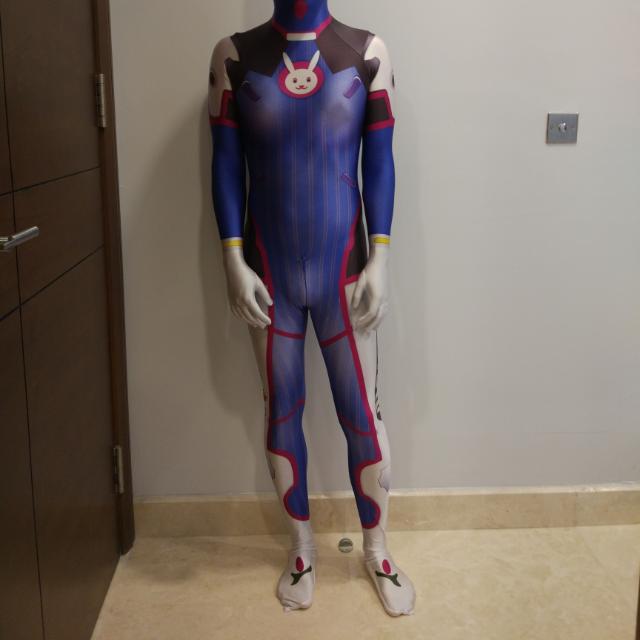 Overwatch D.Va Zentai Cosplay Suit Lycra Spandex Halloween, Women's ...