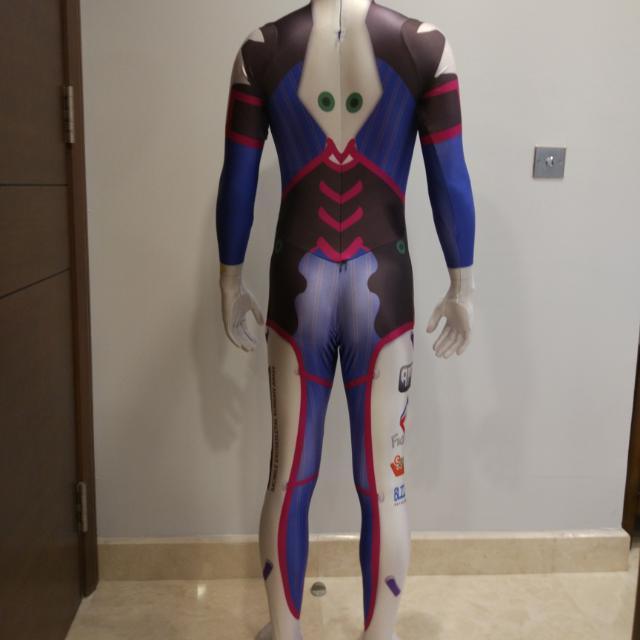 Overwatch D.Va Zentai Cosplay Suit Lycra Spandex Halloween, Women's ...
