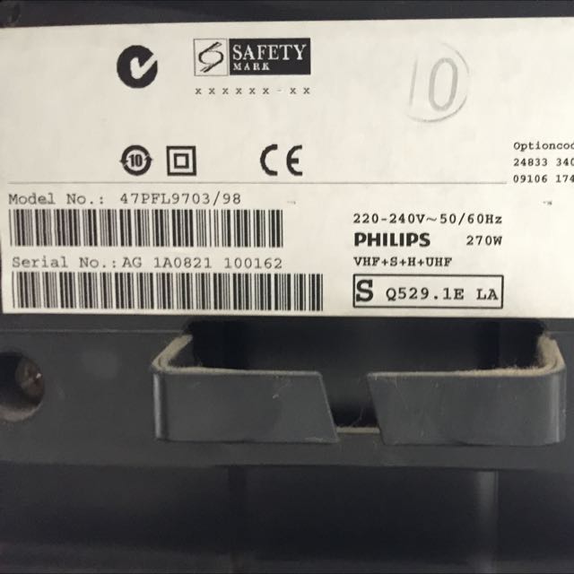 Philips 47 Inch LCD TV, TV & Home Appliances, TV & Entertainment, TV on ...