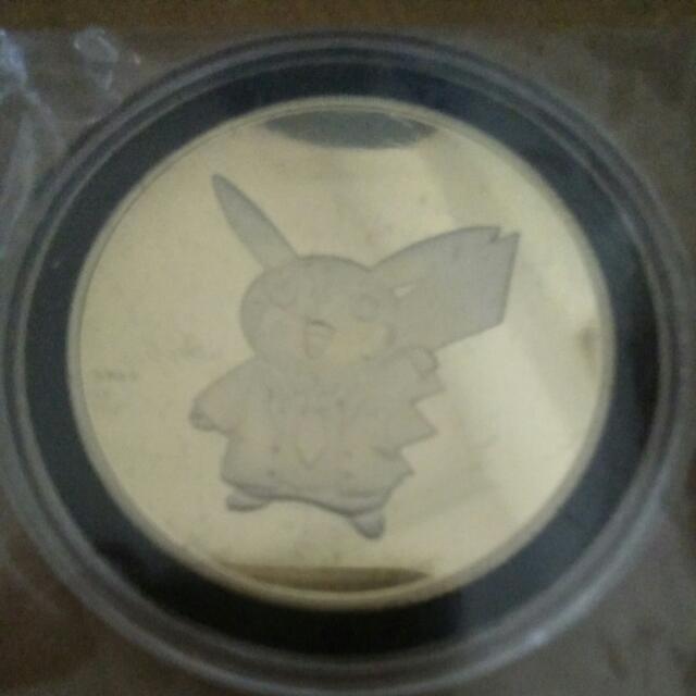 Pokemon Gold Coin, Hobbies & Toys, Toys & Games on Carousell