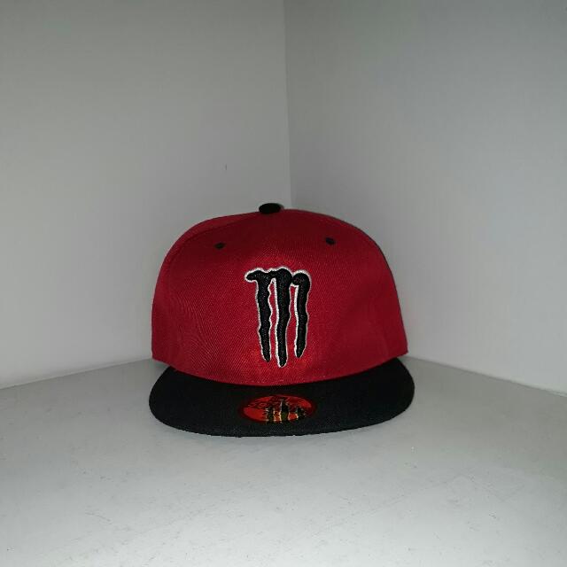 Red Monster cap, Men's Fashion, Watches & Accessories, Caps & Hats on ...