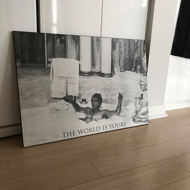 Scarface The World Is Yours Plaque Poster, Design & Craft, Others on ...