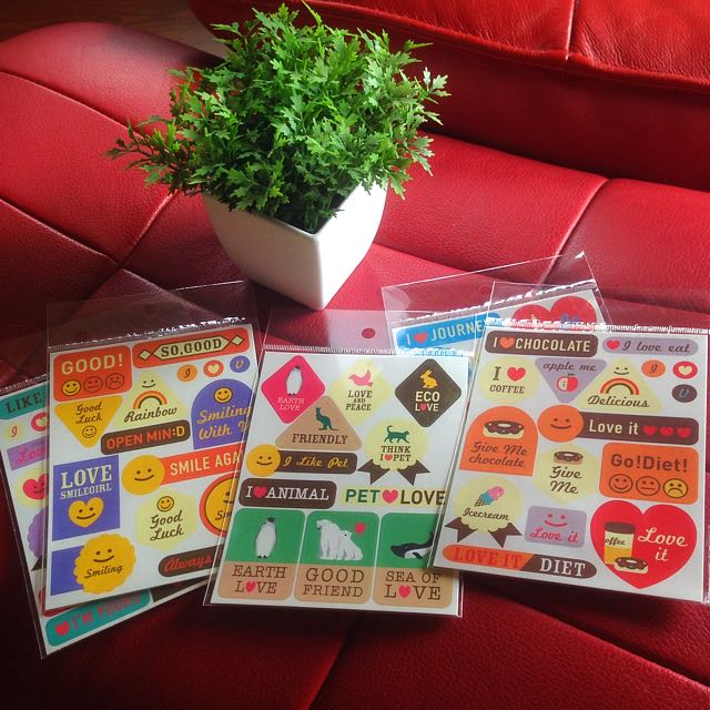 Various Design Stickers, Hobbies & Toys, Stationary & Craft, Art ...