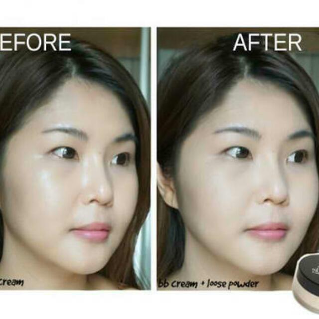 EUNHYE HOUSE 3CE 2in1 Natural Finish Loose Powder and Powder Pact ...