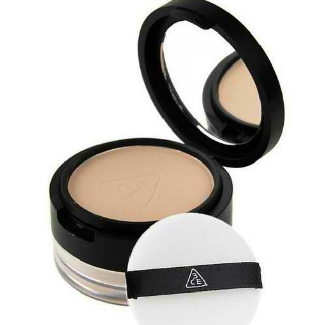 EUNHYE HOUSE 3CE 2in1 Natural Finish Loose Powder and Powder Pact ...