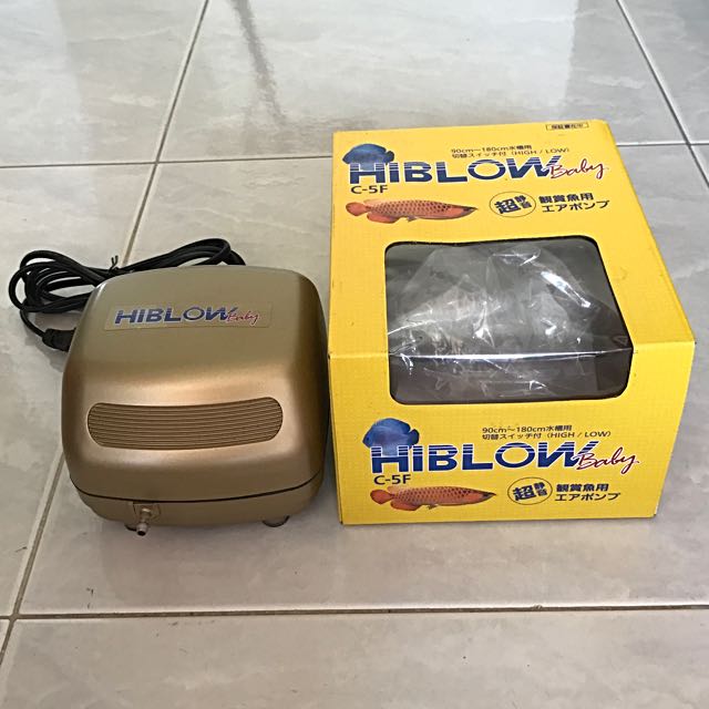 HIBLOW Baby Aquarium Air Pump, Pet Supplies, Homes & Other Pet ...