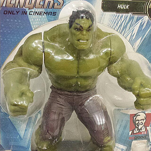 Kfc Avengers Set Captain America Hulk Iron Man Thor, Hobbies & Toys ...