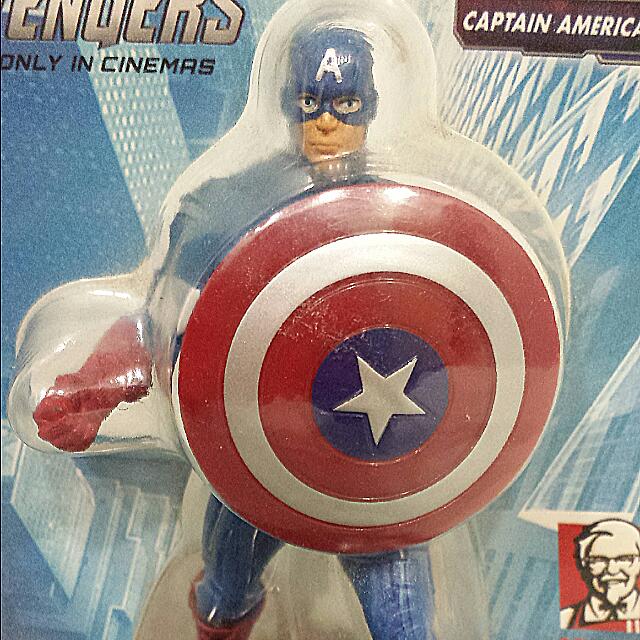 Kfc Avengers Set Captain America Hulk Iron Man Thor, Hobbies & Toys ...