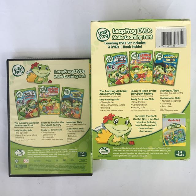 LeapFrog Learning Collection DVD | Box Set, Babies & Kids, Infant ...