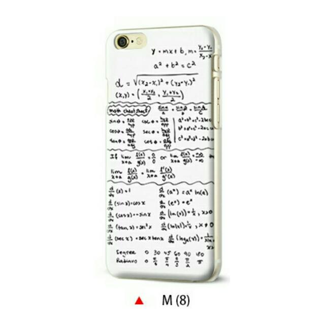 Math Formulas Phone Cover, Mobile Phones & Gadgets, Mobile & Gadget ...