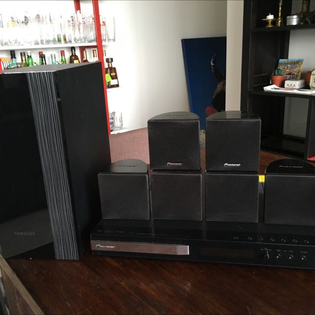 Pioneer DVD Player and 5.1 Surround Speaker System Incl Subwoofer ...