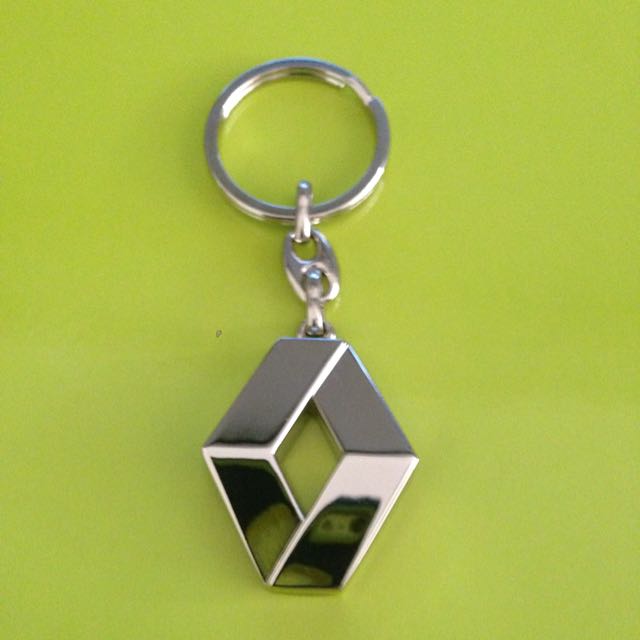 Renault Logo Keychain, Car Accessories on Carousell