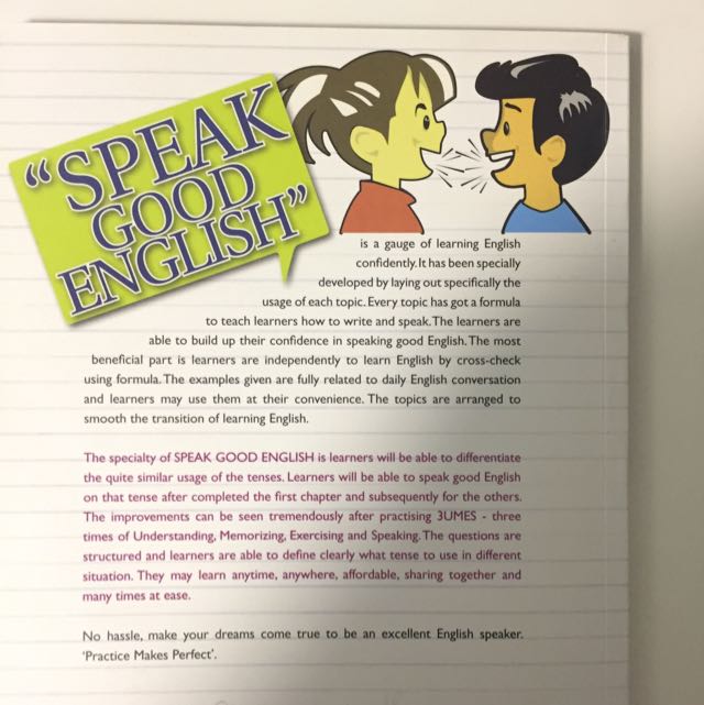 Speak Good English, Hobbies & Toys, Books & Magazines, Children's Books ...