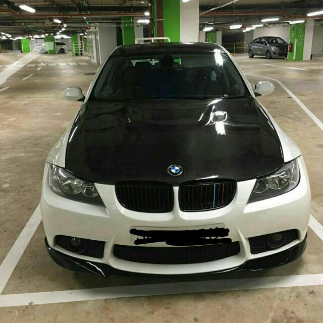 Bmw 320i E90 With M3 Bodykits And Carbon Fiber Front Hood, Cars, Cars ...