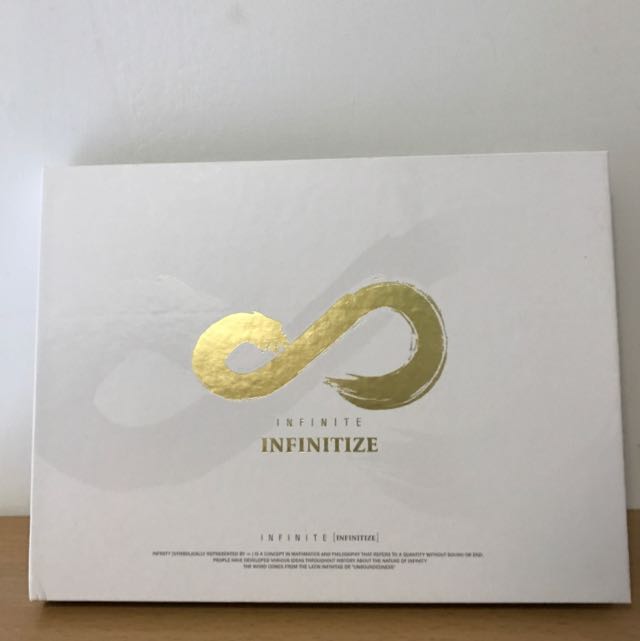 INFINITE 第三張迷你專輯「INFINITIZE」(韓國進口版), 書籍、休閒與玩具, 收藏、紀念品, 明星週邊在旋轉拍賣