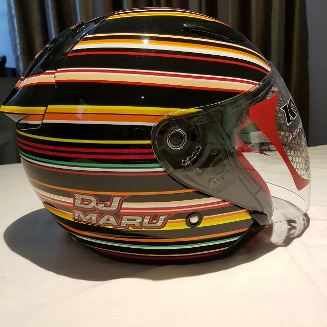 KYT DJ maru Helmet, Car Accessories on Carousell