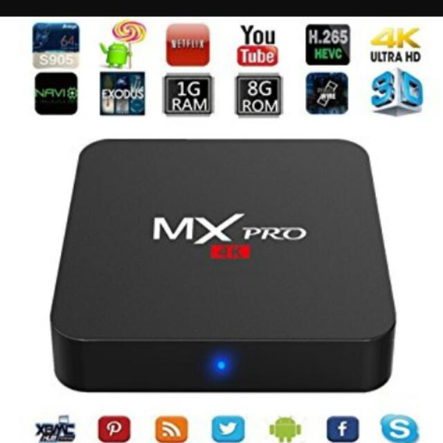 MxqPro4k+Myiptv(No Subscription) Preloaded.Brand New Without The Box.My ...