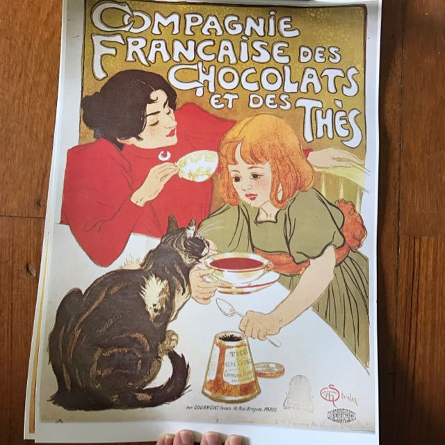 Vintage French Ad Poster, Furniture & Home Living, Home Decor, Frames ...