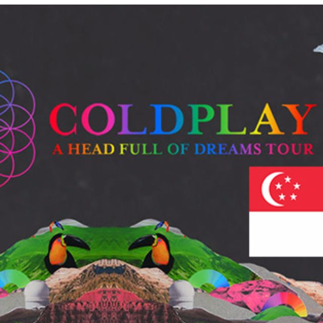 COLDPLAY TICKET CAT 4 - 31ST MAR (SINGAPORE), Hobbies & Toys, Music ...