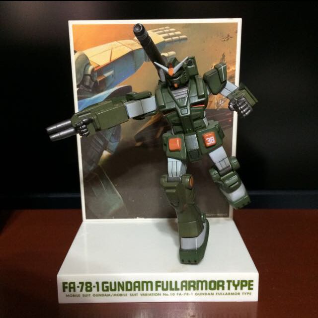 Gundam - Set Of 3 With Diorama (RX-78-1 Prototype, Zaku II, FA-78-1 ...