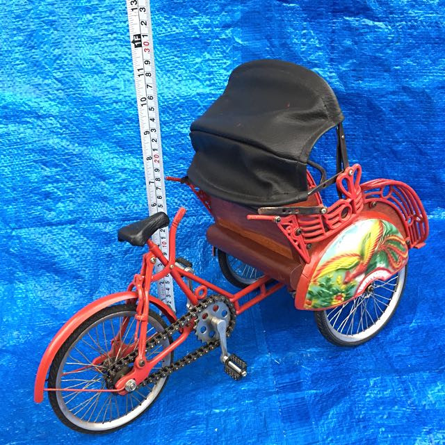 Miniature Trishaw/ Beca Miniatur, Hobbies & Toys, Stationery & Craft ...