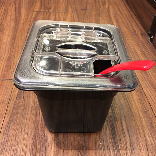 plastic container with spoon, Everything Else on Carousell