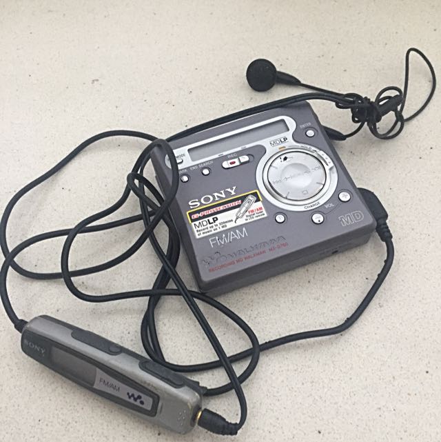Sony Portable Minidisc Recorder MZ-G750, Audio, Portable Music Players ...