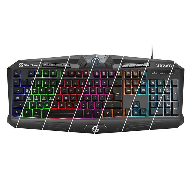 UtechSmart Saturn Marquee Features Backlit Gaming Keyboard, Computers ...