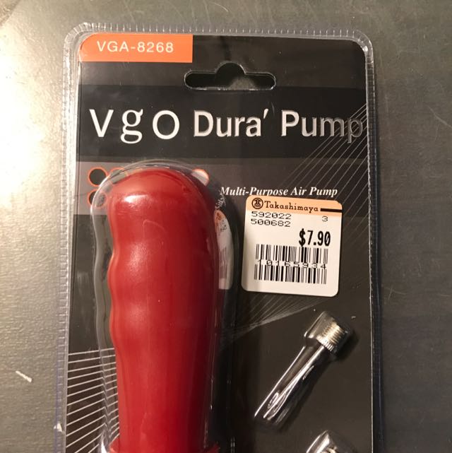 VGO Ball Pump, Sports Equipment, Exercise & Fitness, Toning ...