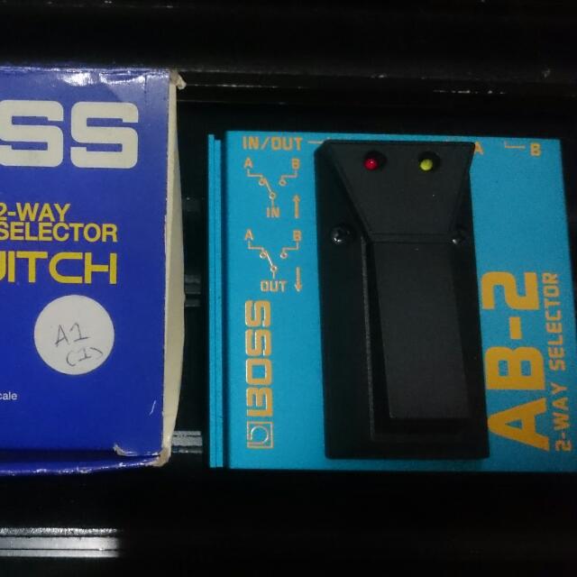 Boss AB-2 2 way selector pedal, Hobbies & Toys, Music & Media, Music ...