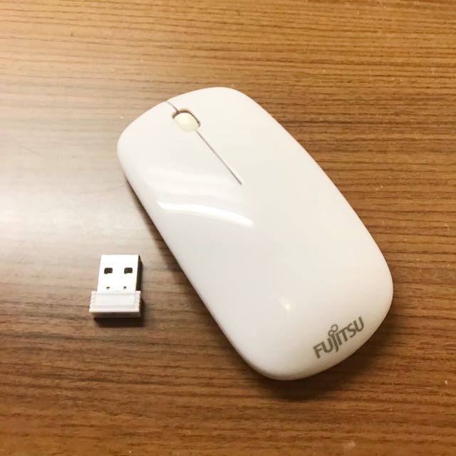 FUJITSU Wireless Mouse 無線滑鼠, 電腦＆科技, 電腦周邊及配件, 電腦滑鼠及相關產品 - Carousell