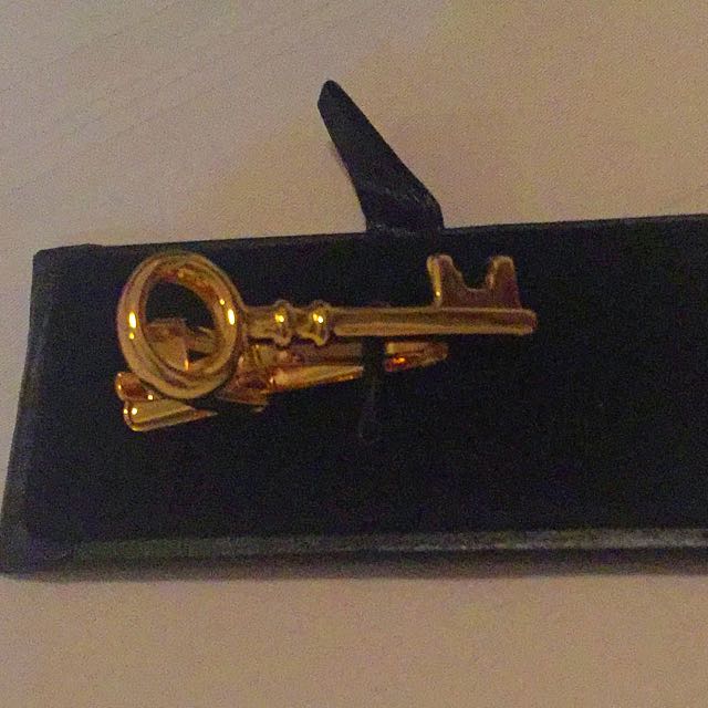 Golden Key Tie Pin., Men's Fashion, Watches & Accessories, Ties on ...