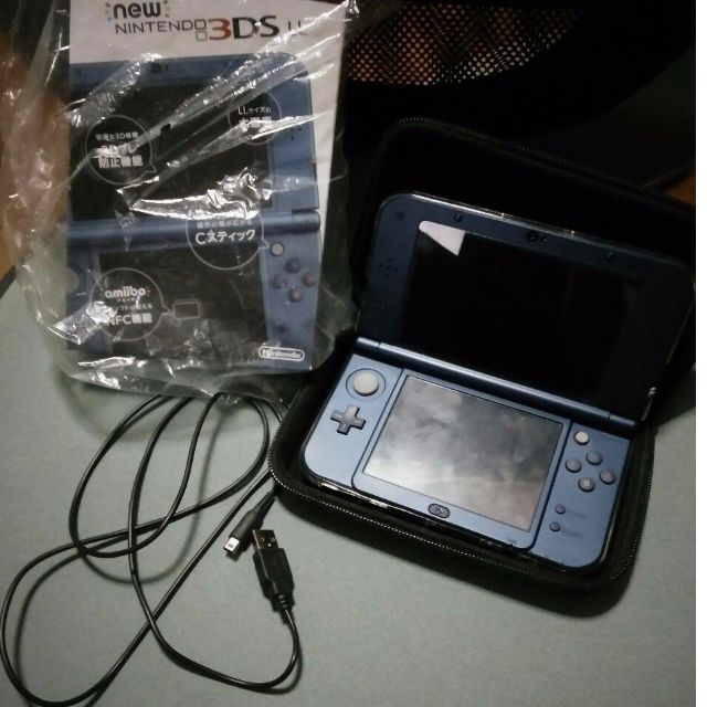 Modded New 3DS XL Metallic Blue, Video Gaming, Video Game Consoles ...