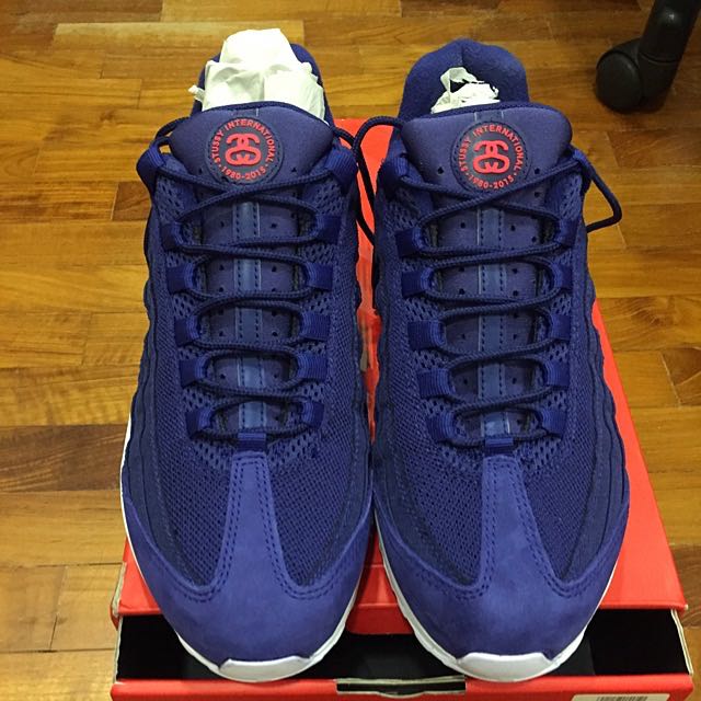 Nike X Stussy Air Max 95, Men's Fashion, Footwear, Sneakers on Carousell