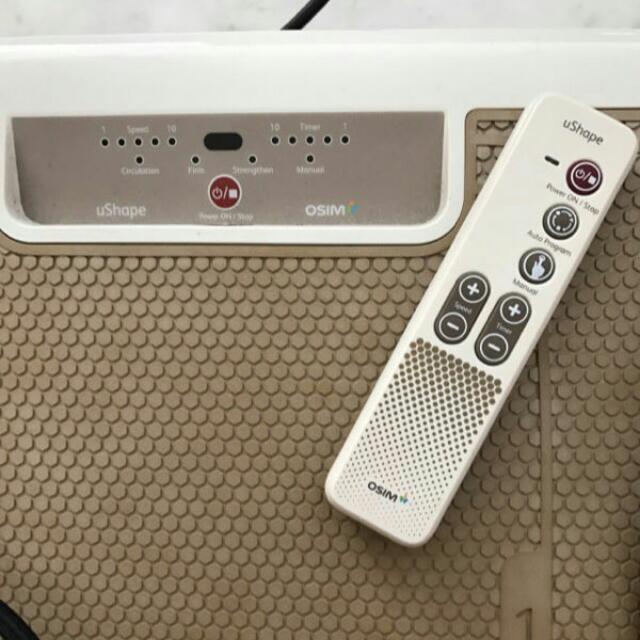 OSIM uShape With Remote Control, Health & Nutrition, Massage Devices on ...