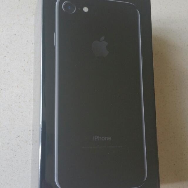 New IPhone 7 128GB Jet Black On Original seal Packaging, Mobile Phones ...