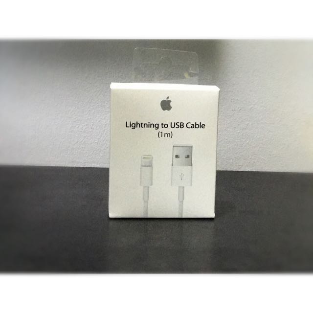 Original Apple Lightning USB Cable (1m), Mobile Phones & Gadgets ...