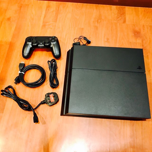 PS4 CUH-1206A Jet Black 500GB Playstation 4, Video Gaming, Video Game ...