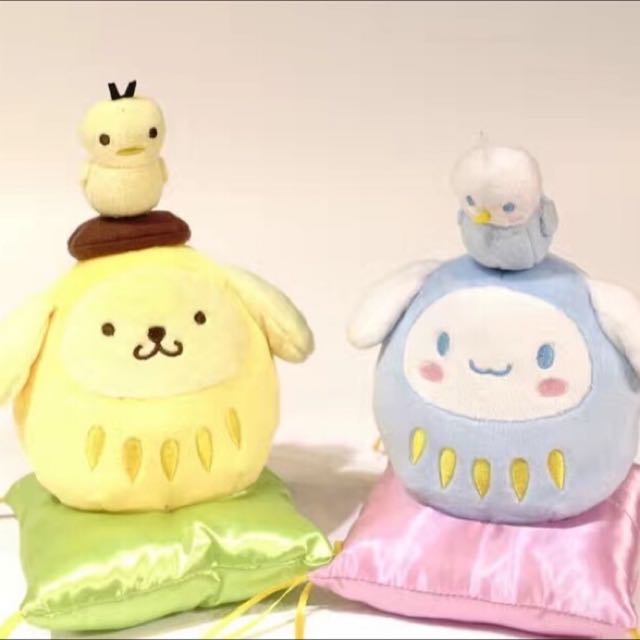 Sanrio Hello Kitty Melody Gutetama Purin Cinnamonroll Chicken Plush ...