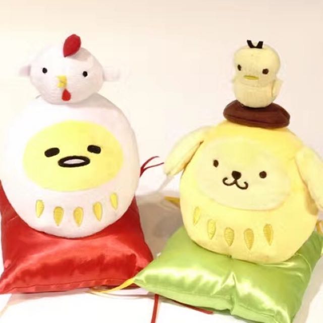 Sanrio Hello Kitty Melody Gutetama Purin Cinnamonroll Chicken Plush ...