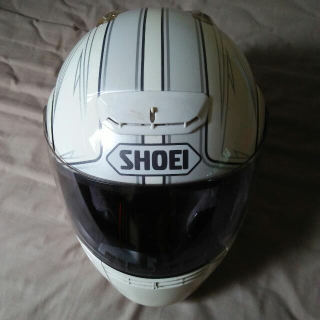 Shoei Syncrotec Flip Up Helmet, Car Accessories on Carousell