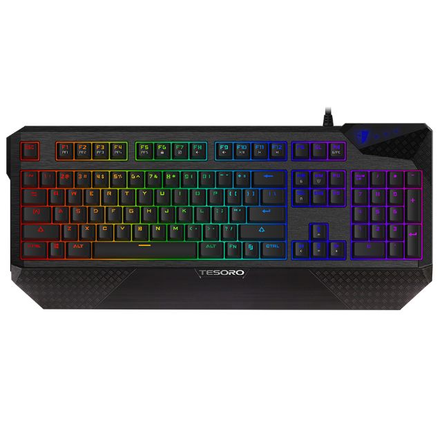 TESORO DURANDAL SPECTRUM Mechanical Black Gaming Keyboard with Cherry ...